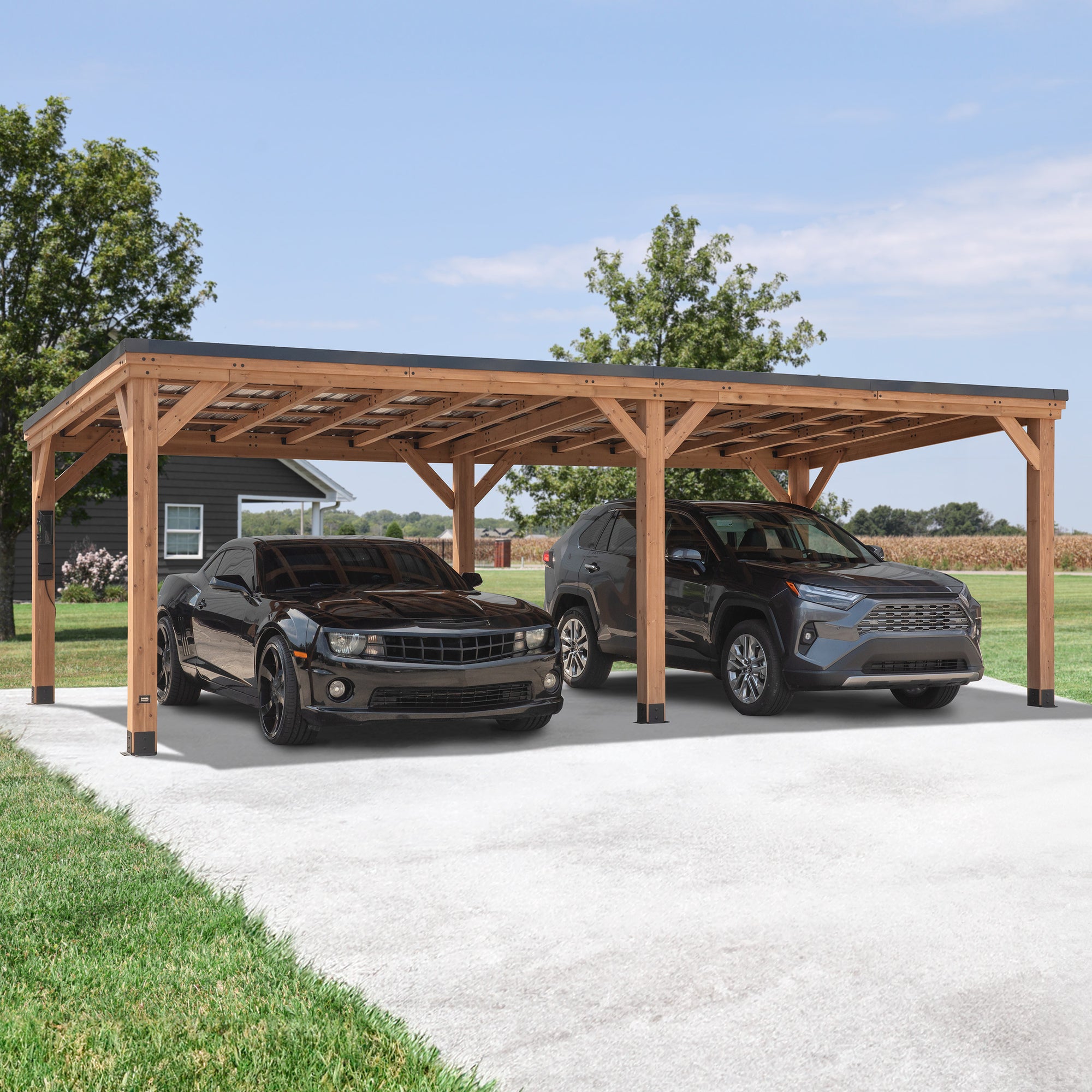 Arcadia 24ft x 12ft Sloped Roof Gazebo