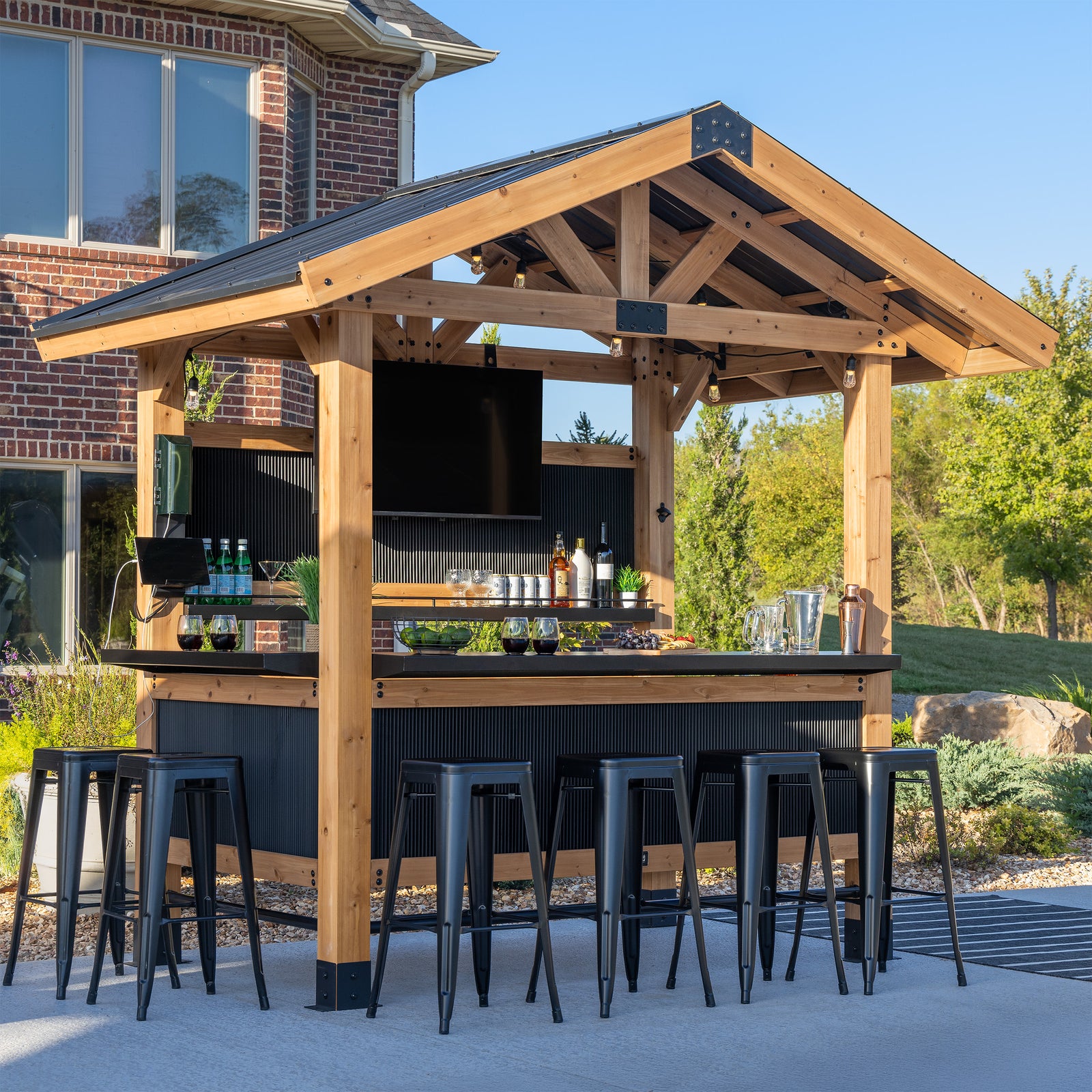 Outdoor Swing Sets, Gazebos, & More