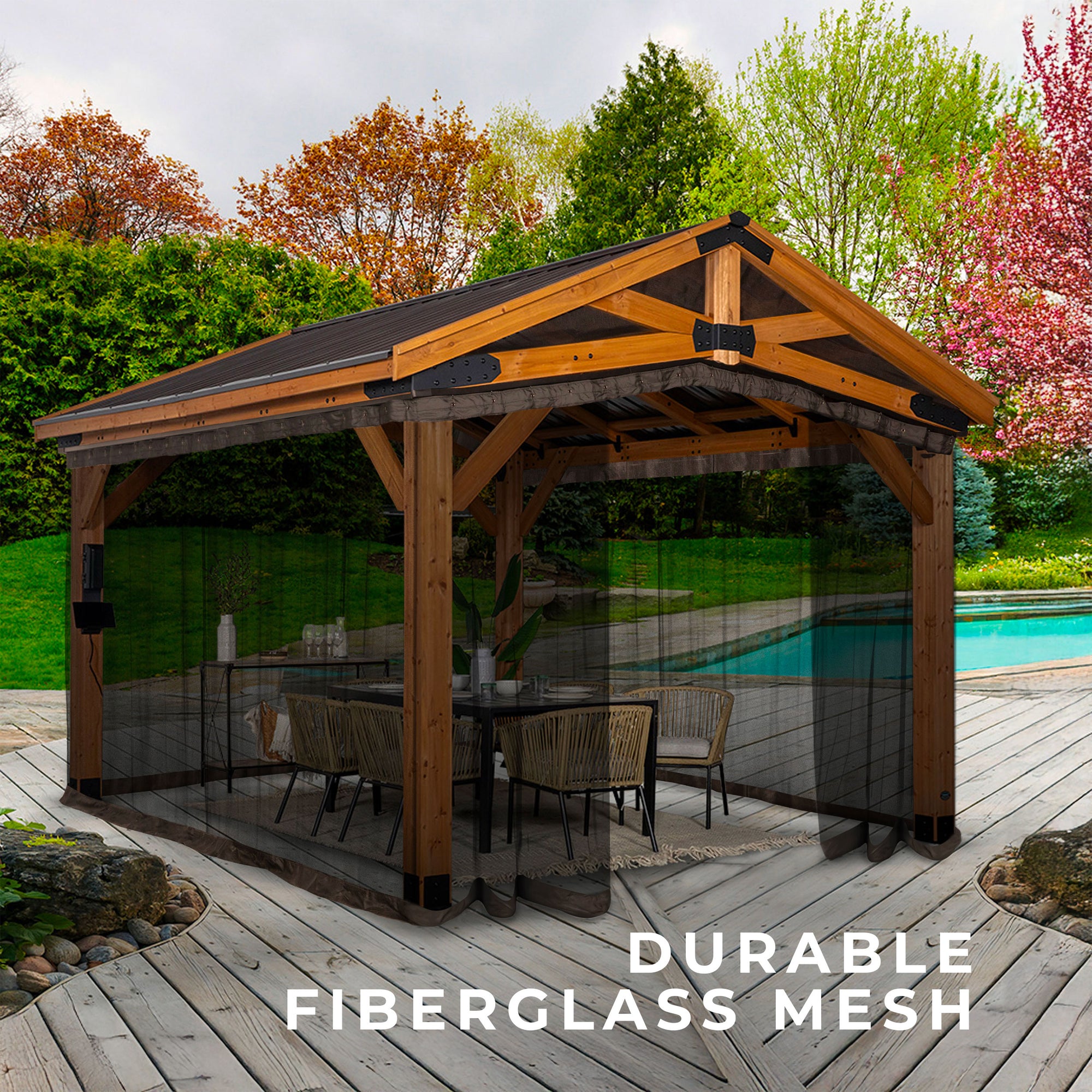 Mosquito Netting Kit-Norwood Gazebo