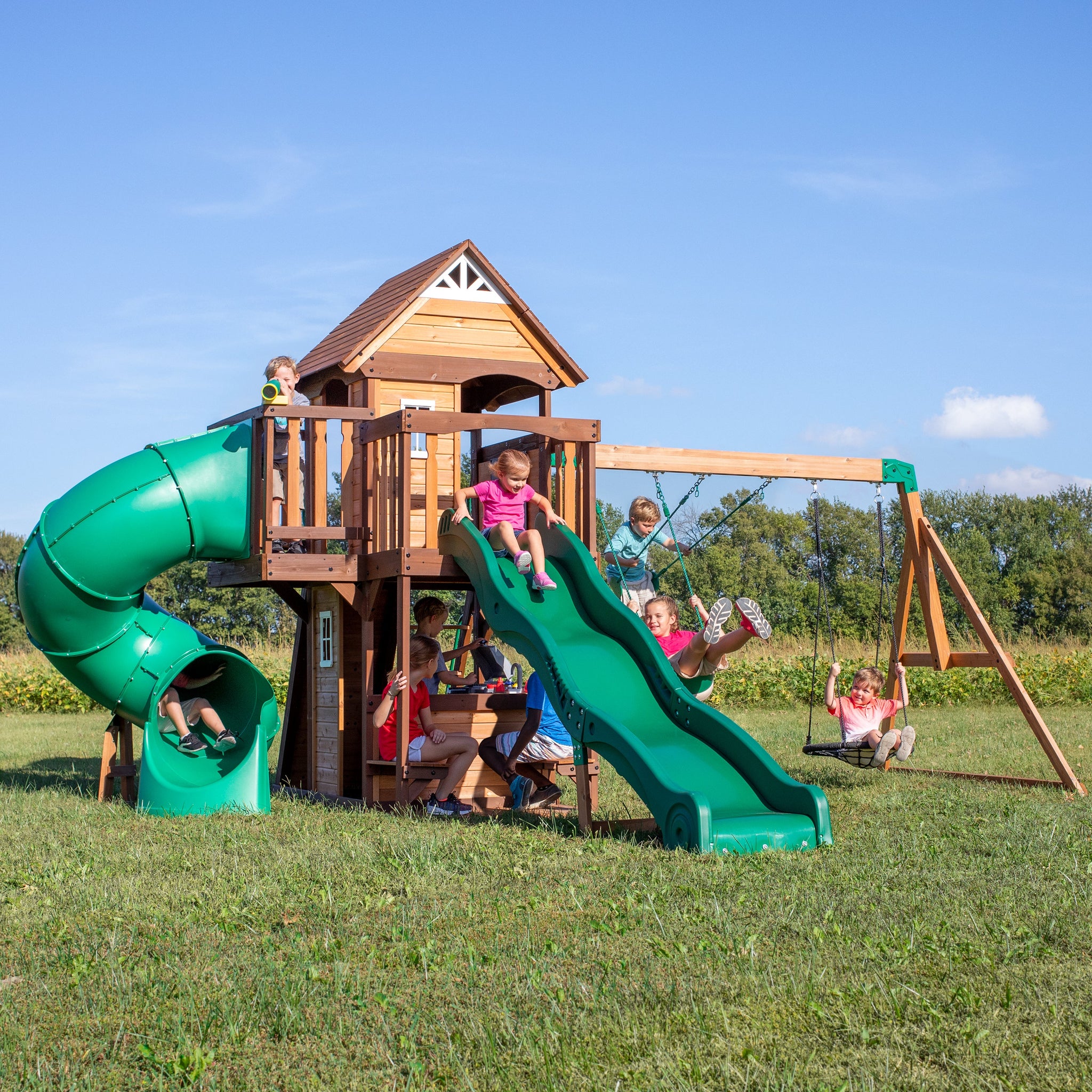 Cedar Cove Swing Set Backyard Discovery Canada