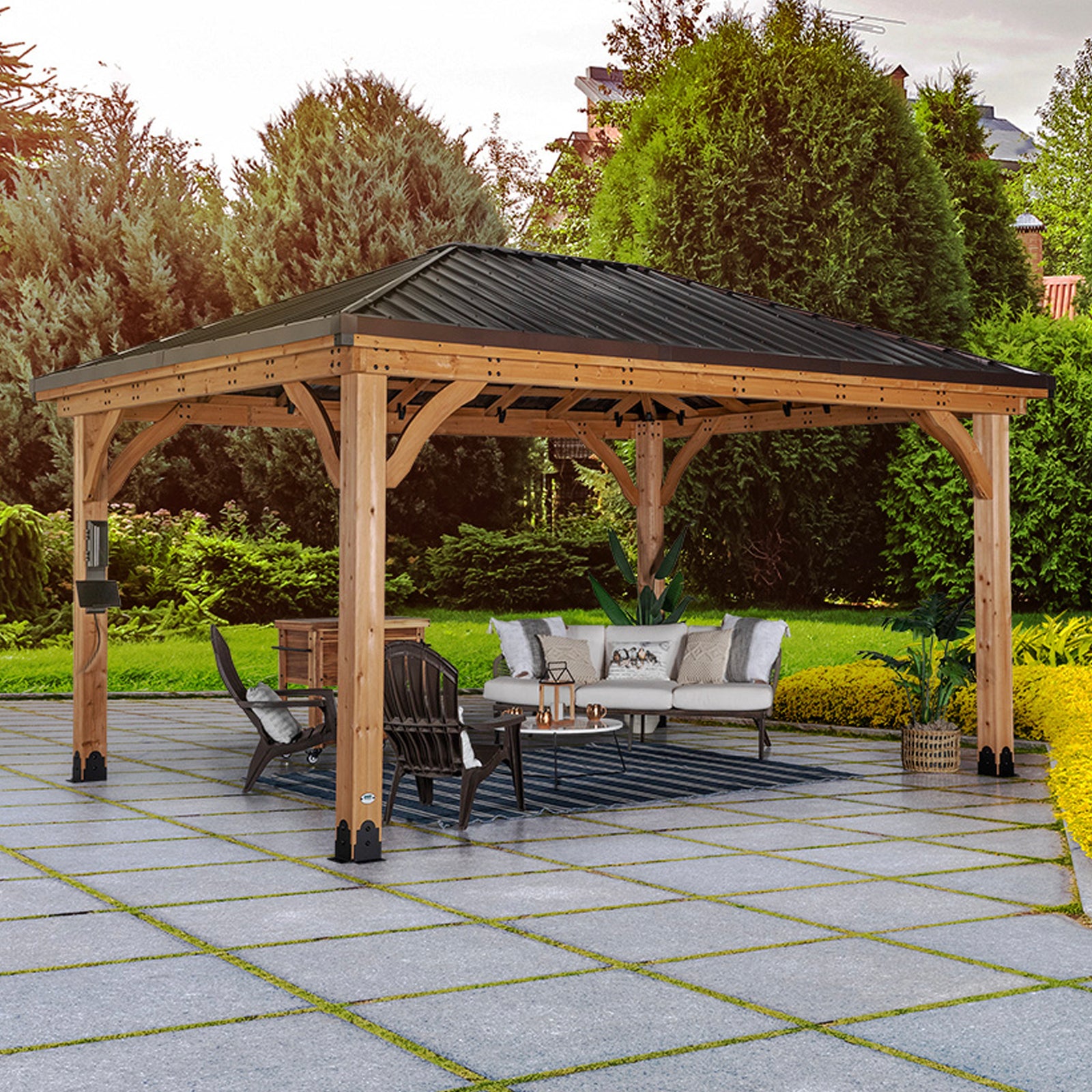 4.9m x 3.7m Barrington Gazebo